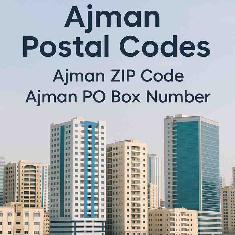 Ajman Postal Codes | Ajman ZIP Code & PO Box Number Guide